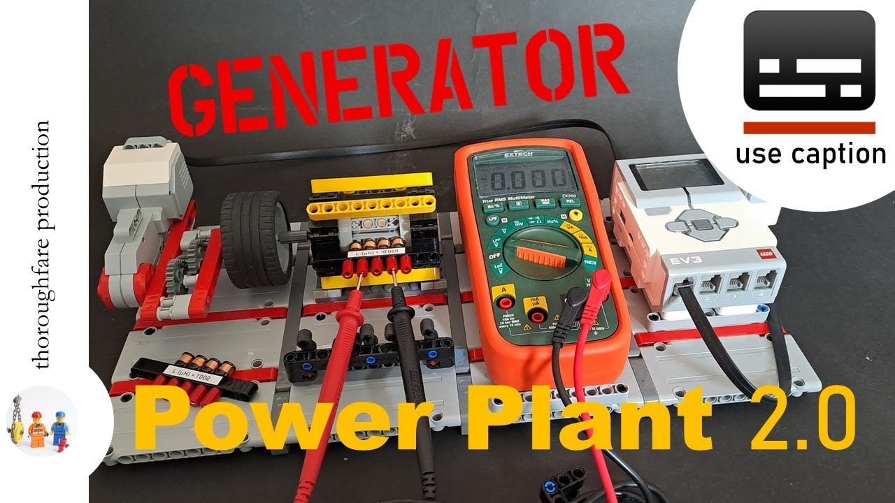 Engineering of a LEGO Electric Generator #lego #generator #viralvideo ...