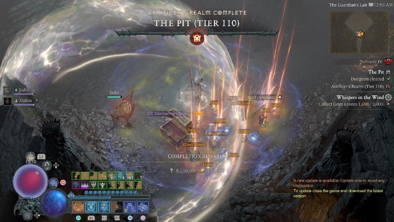 Diablo IV ss7 orange spear pit110 - YouTube