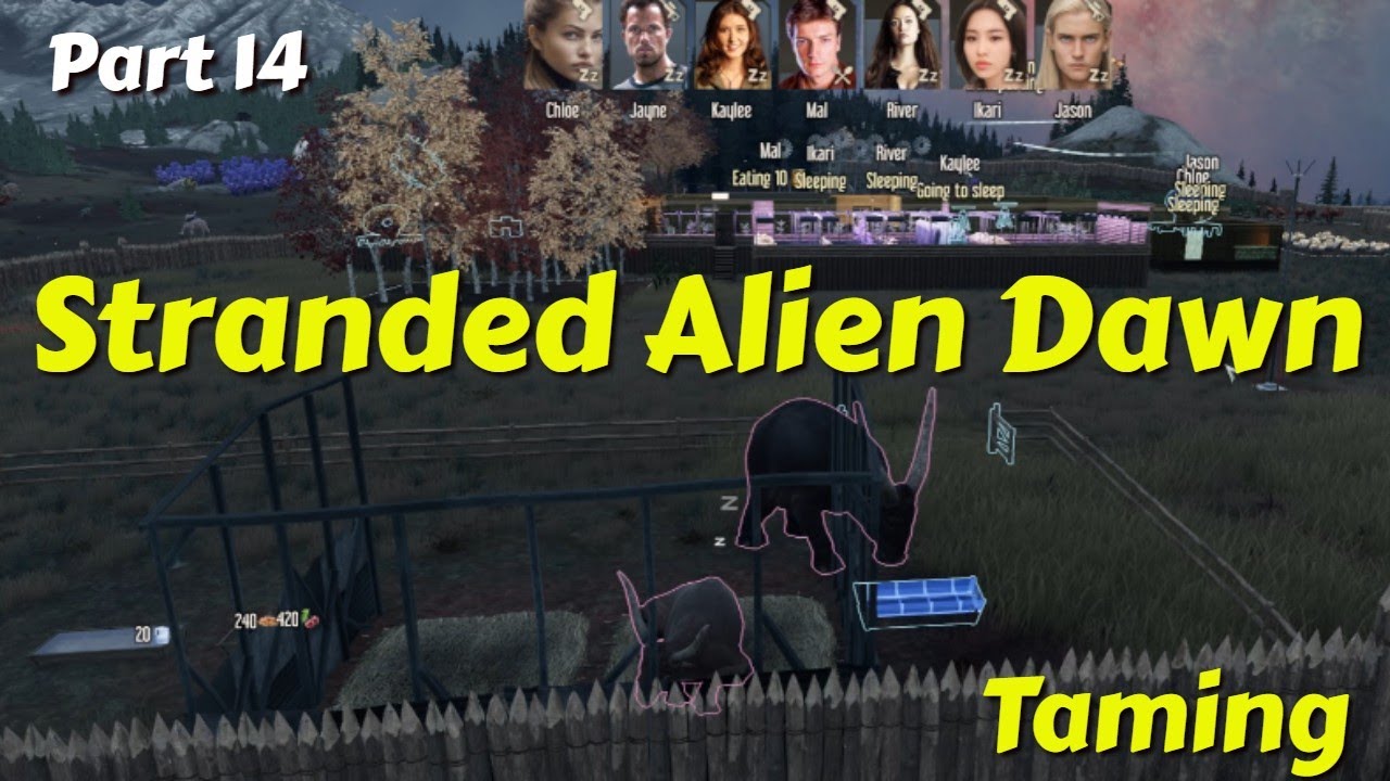 Stranded Alien Dawn - part 14 - Taming animals #strandedaliendawn - YouTube