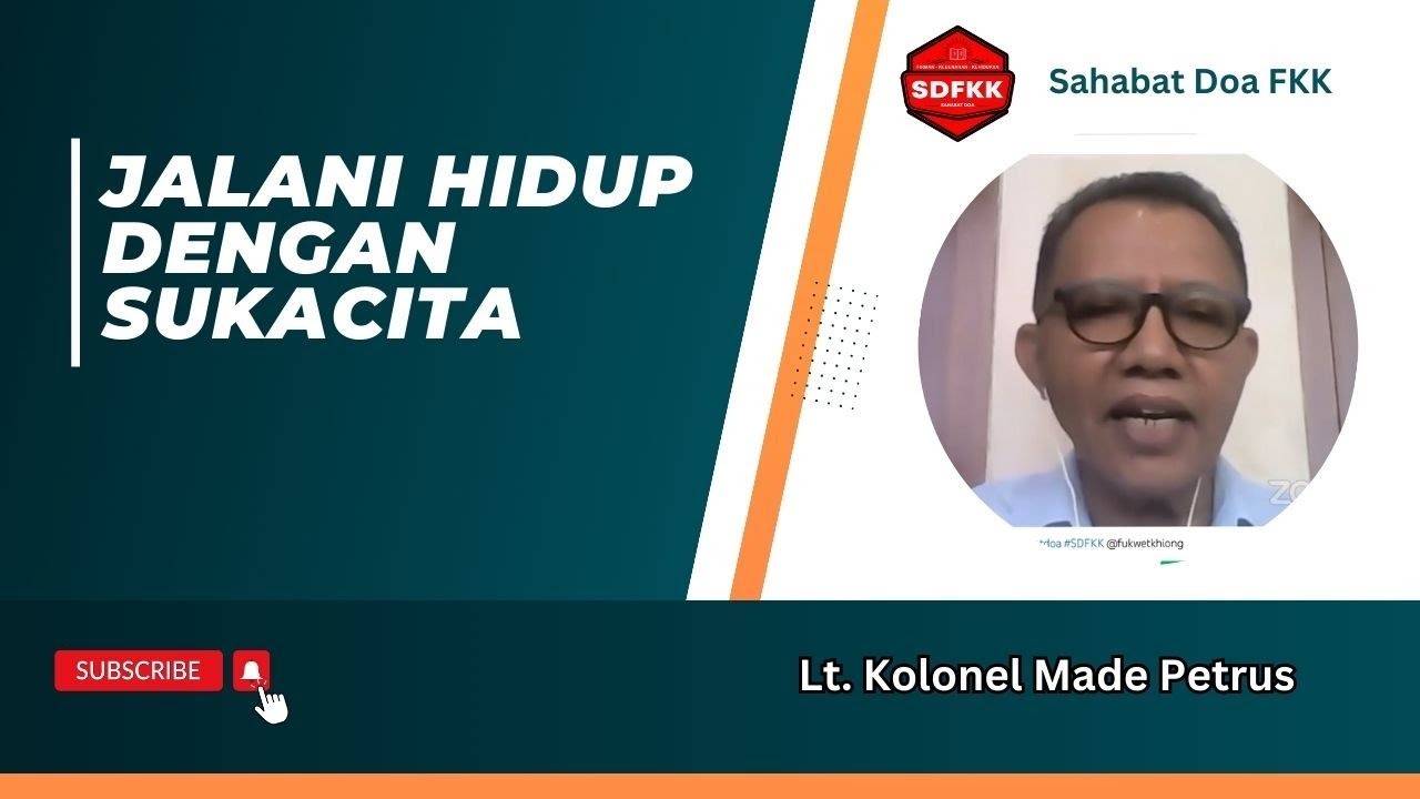 Jalani Hidup dengan Sukacita - Lt. Kolonel Made Petrus #sukacita # ...