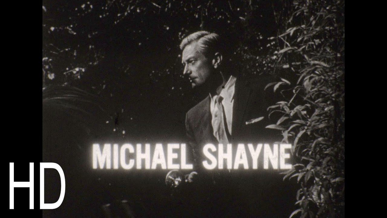 Michael Shayne NBC TV Series Promo Richard Denning, Herbert Rudley ...
