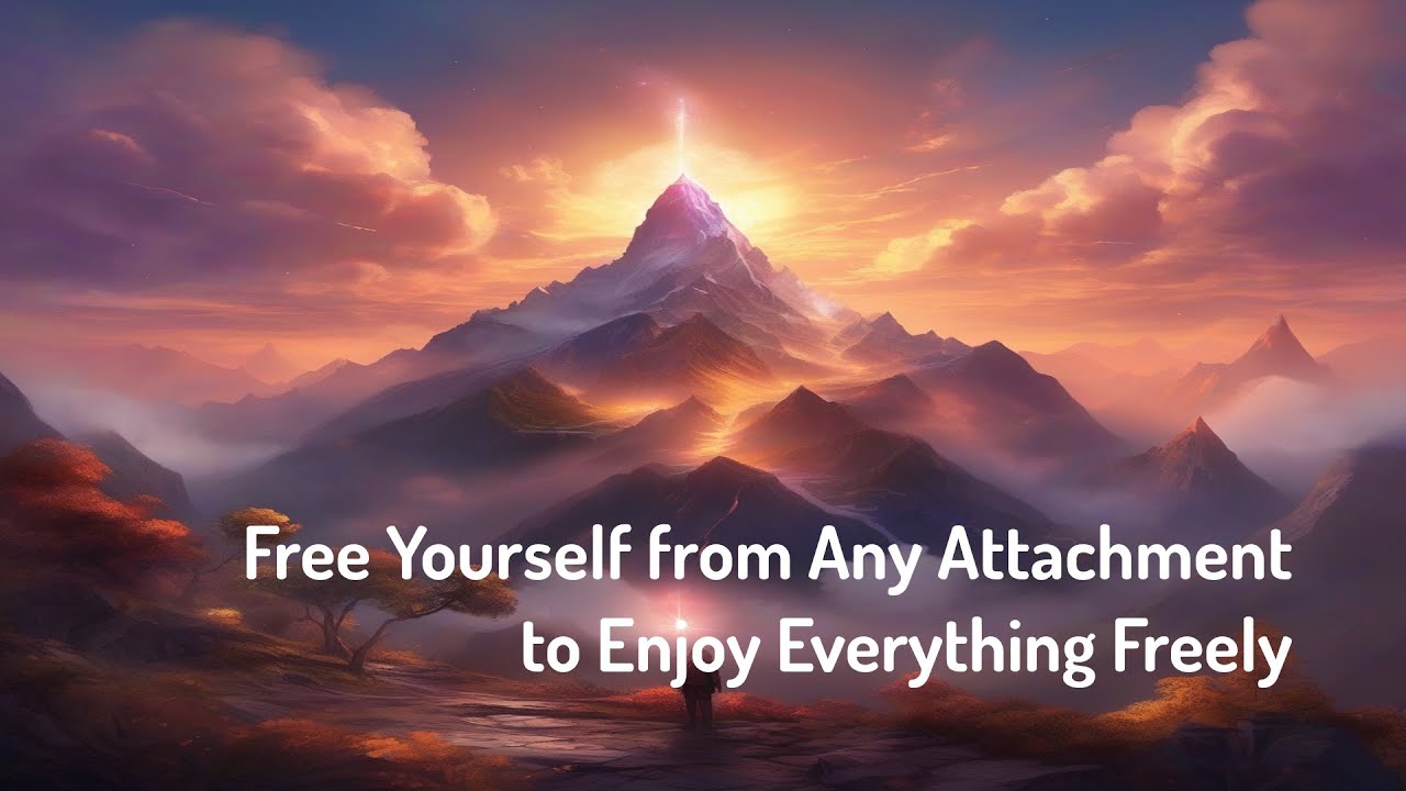 Free Yourself from Any Attachment to Be Able to Enjoy Everything Freely ...