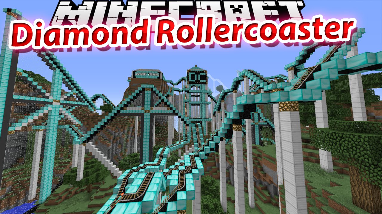 MINECRAFT Romania: ROLLERCOASTER 3 - MAP SHOWCASE ! - YouTube