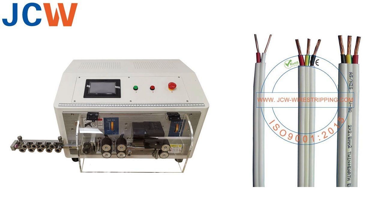 Flat cable window stripping / Cutting and stripping machine JCW-CS06 ...