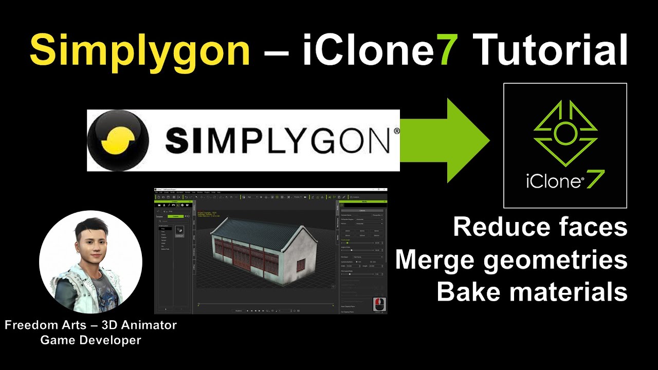 Simplygon - iClone Tutorial - YouTube