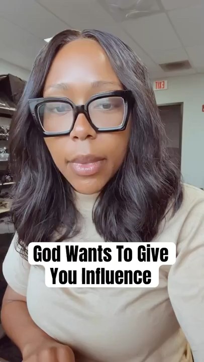 God is giving you INFLUENCE - YouTube