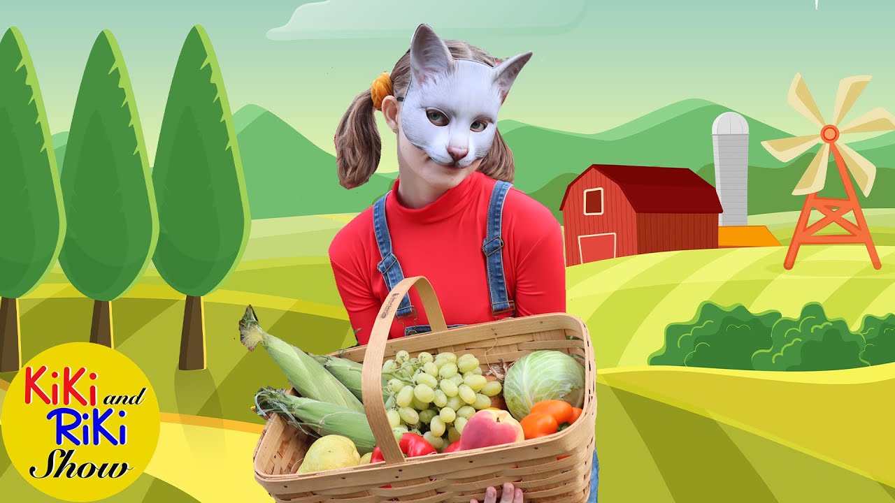 Kiki and Riki have an adventure on the Farm. Kiki gets help from Farmer ...