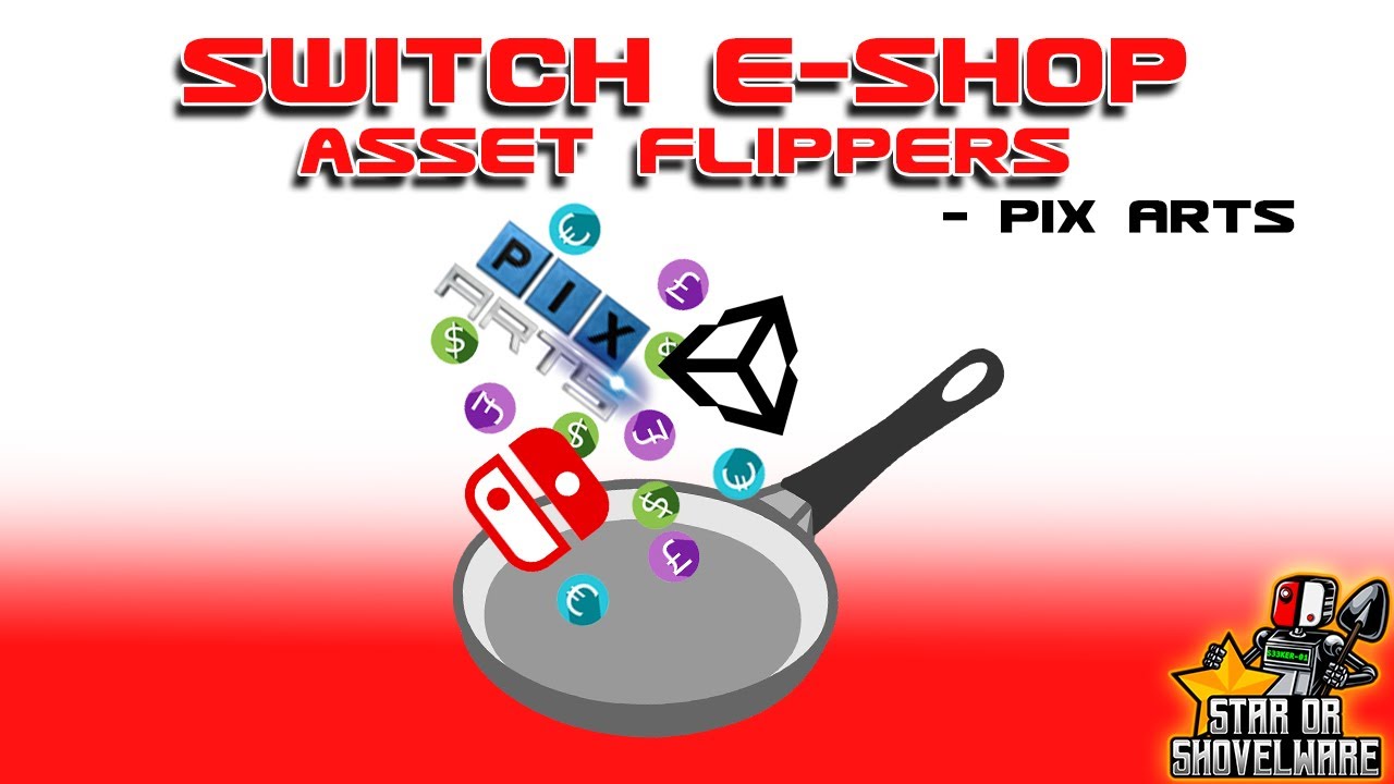 Nintendo Switch E-shop Asset Flippers - Pix Arts - YouTube