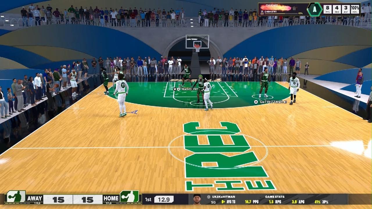 30pts 20Reb game in rec 2k25 2 way inside scorer - YouTube