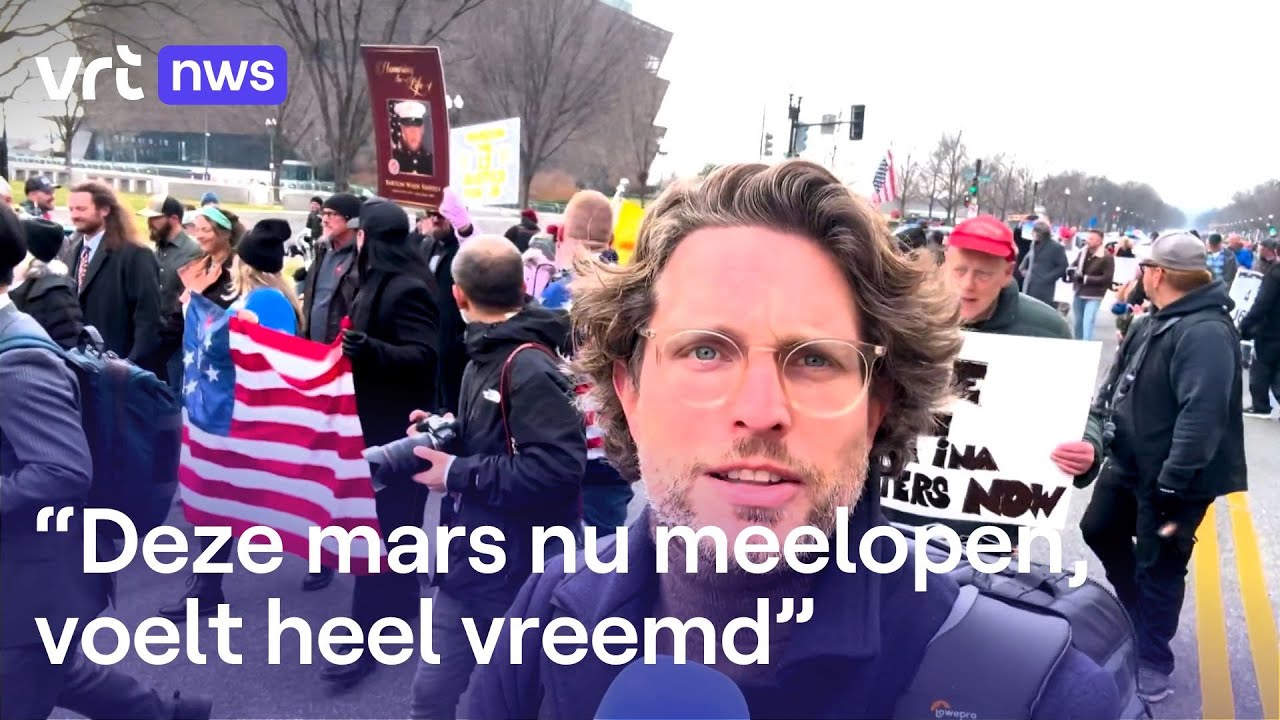 Thomas De Graeve tussen Capitoolbestormers van 5 jaar terug - YouTube