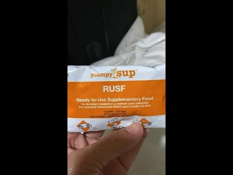 FOOD SUPPLEMENT: plumpy sup - YouTube