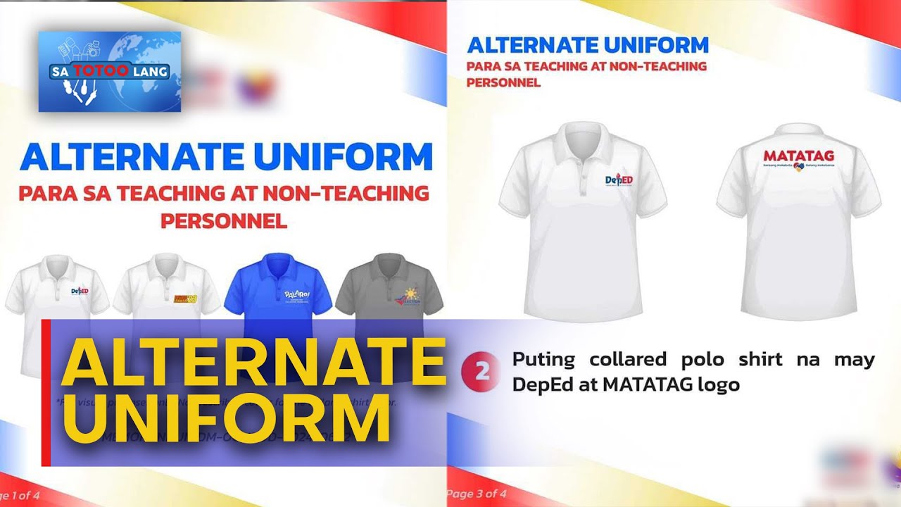 STL | DEPED, pinayagan ang alternate uniform ngayong tag-init - YouTube