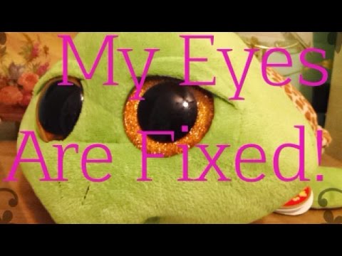 How to Fix your Beanie Boo's Scratched Eyes - YouTube