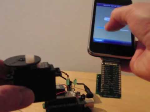 iphone serial port demo 01 - YouTube