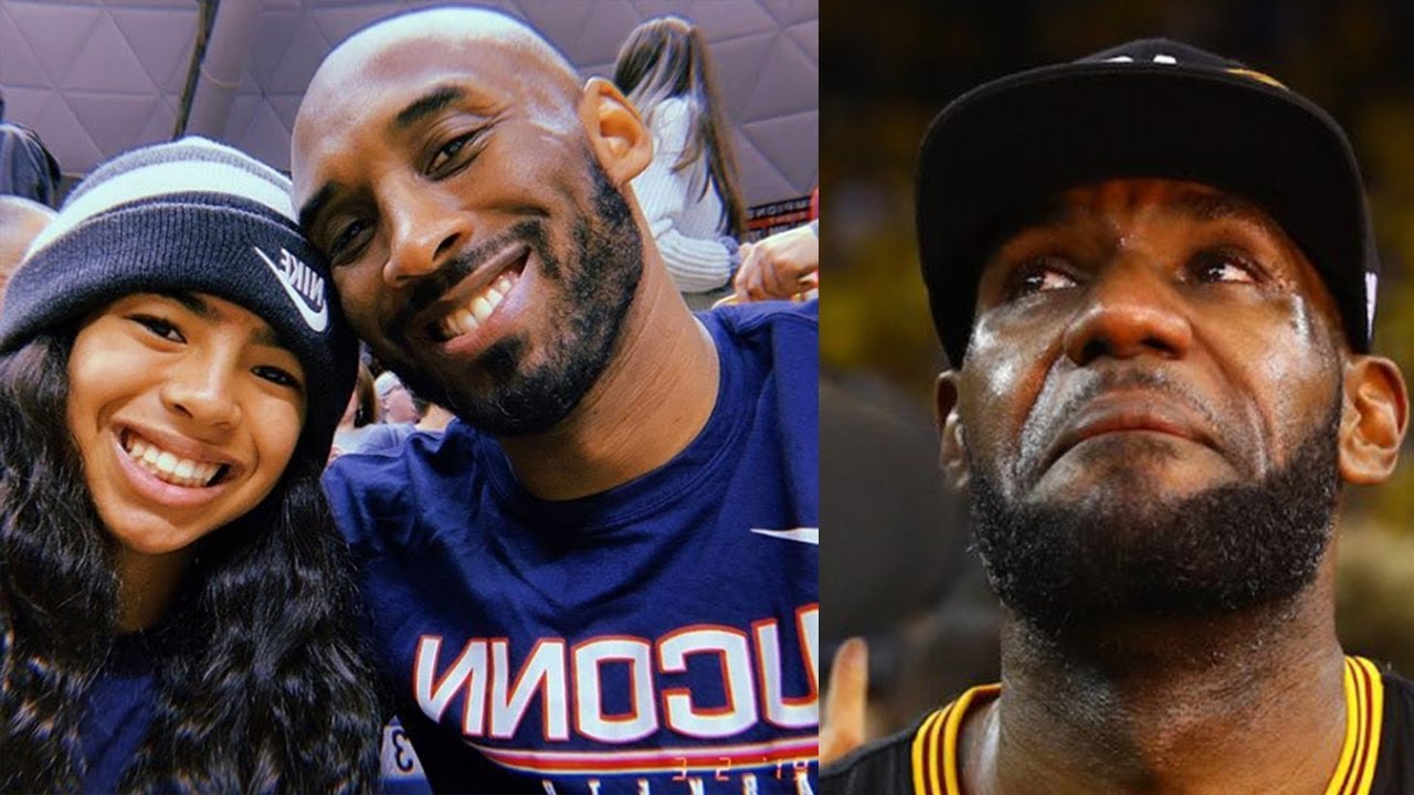 LeBron James gets emotional in tears reaction to Kobe Bryant and ...