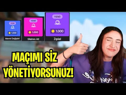 Twitch chati VALORANT maçımı YÖNETİYOR!