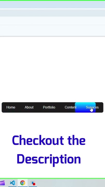 Hover Effect navbar using html and css #html #css - YouTube