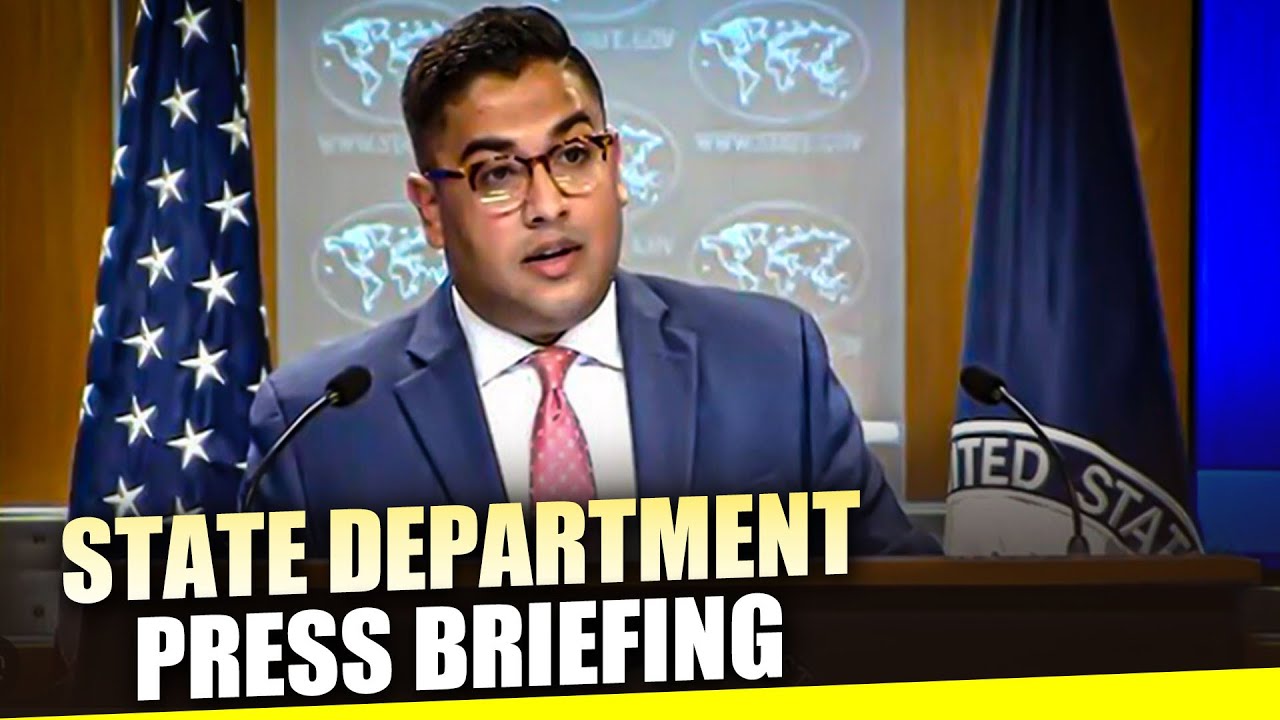 Live: WASHINGTON, D.C | USA | State Department briefing with Vedant ...