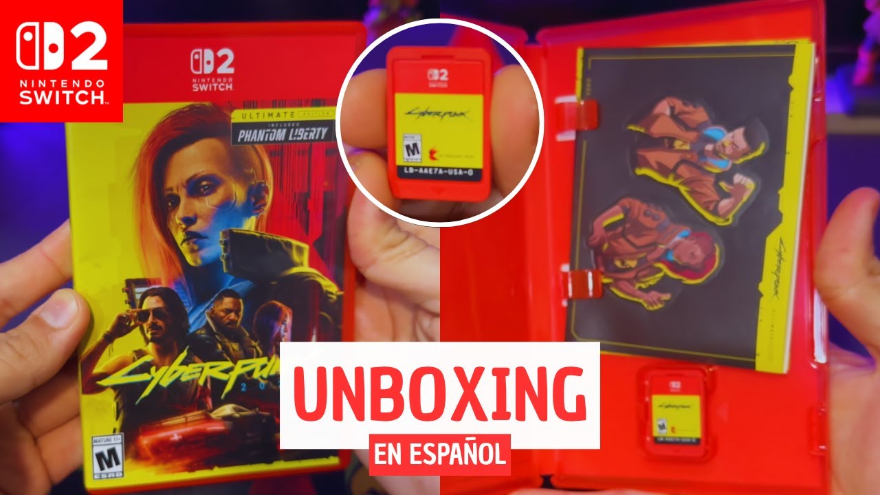 Cyberpunk 2077 | Unboxing FORMATO FISICO - Nintendo Switch 2 en Español ...