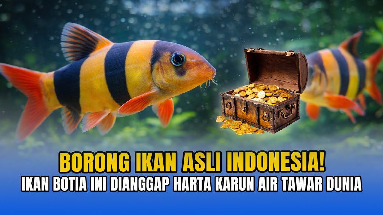BORONG IKAN ASLI INDONESIA! IKAN BOTIA INI DIANGGAP HARTA KARUN AIR AIR ...