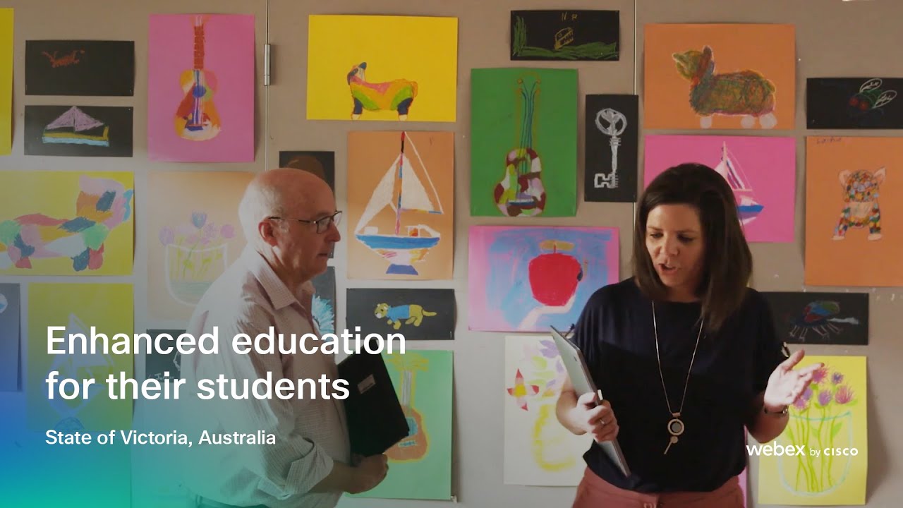 Teachers enhance education for their students with Webex - YouTube
