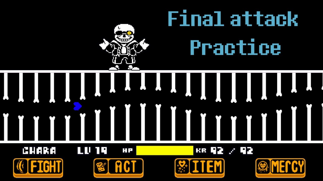 Just some Practice on a Final Attack lol - YouTube