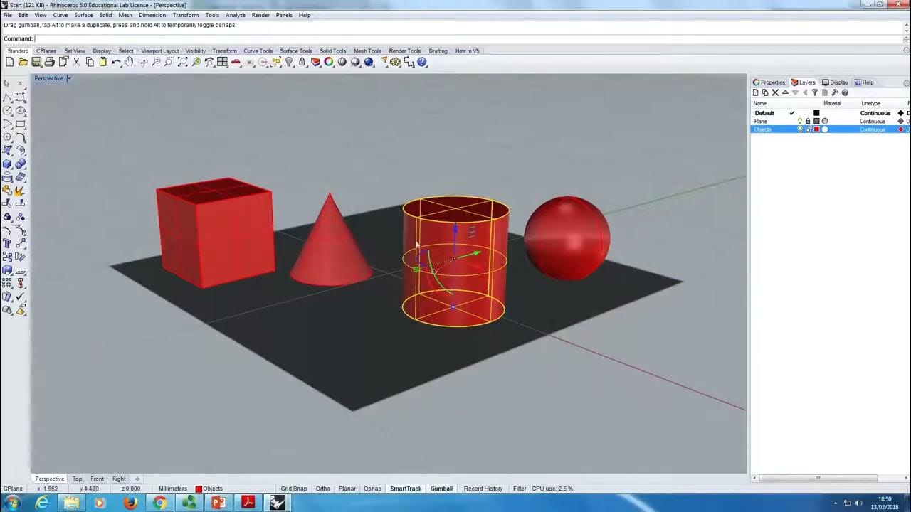 Session 01 Introduction to Rhino - YouTube