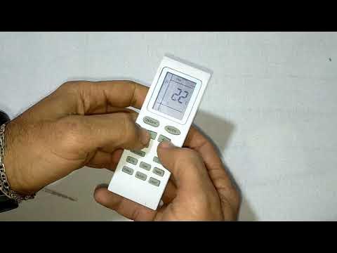 ريموت تكييف كوندور بارد ساخن Condor air conditioner remote control - YouTube
