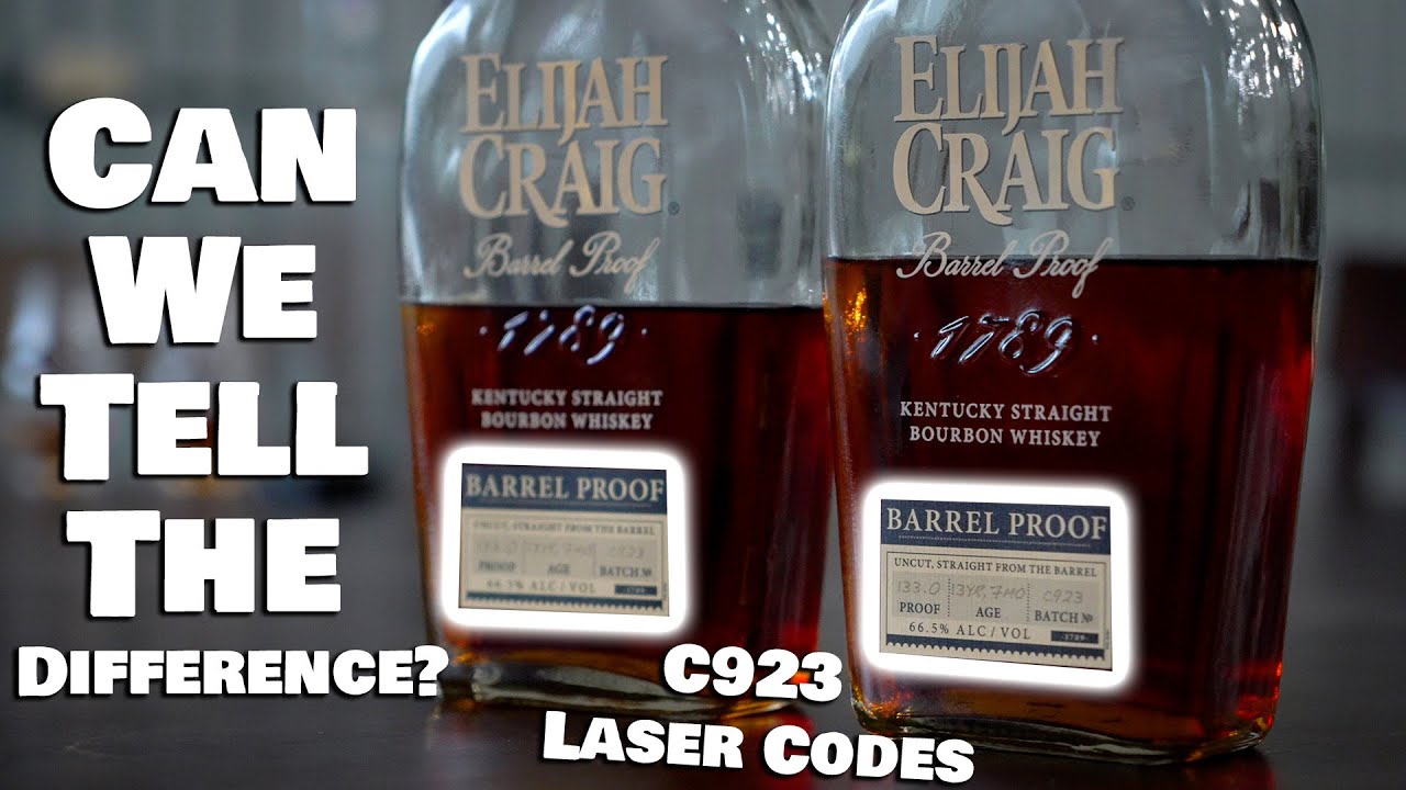 Elijah Craig Barrel Proof Laser Code Issue Real OR Fake? - YouTube