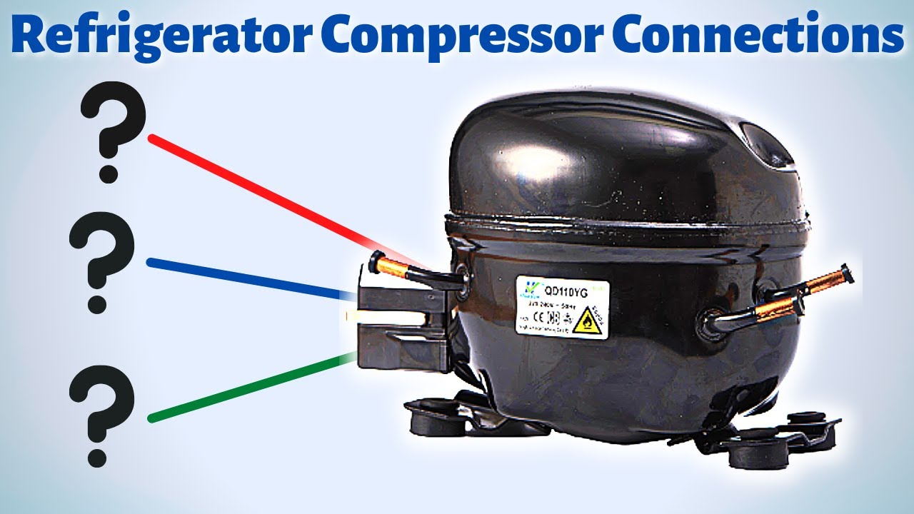 Fridge Compressor Wiring Connection & Its Testing - YouTube