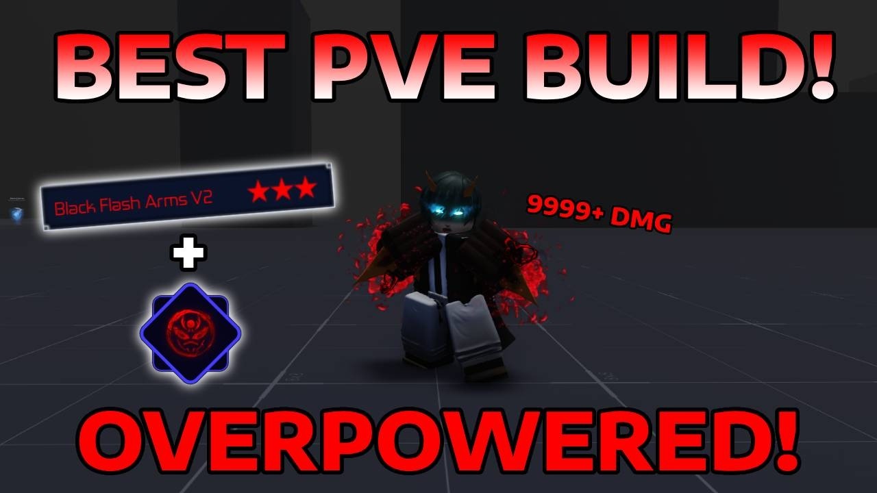 The BEST PvE Build in Jujutsu Infinite! (Black Flash Build) - YouTube