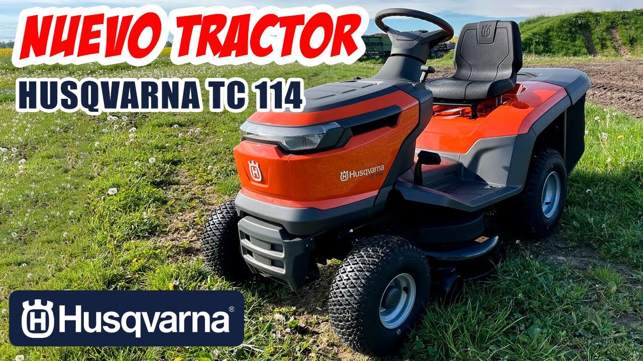 El NUEVO TRACTOR HUSQVARNA | TC 114 - YouTube