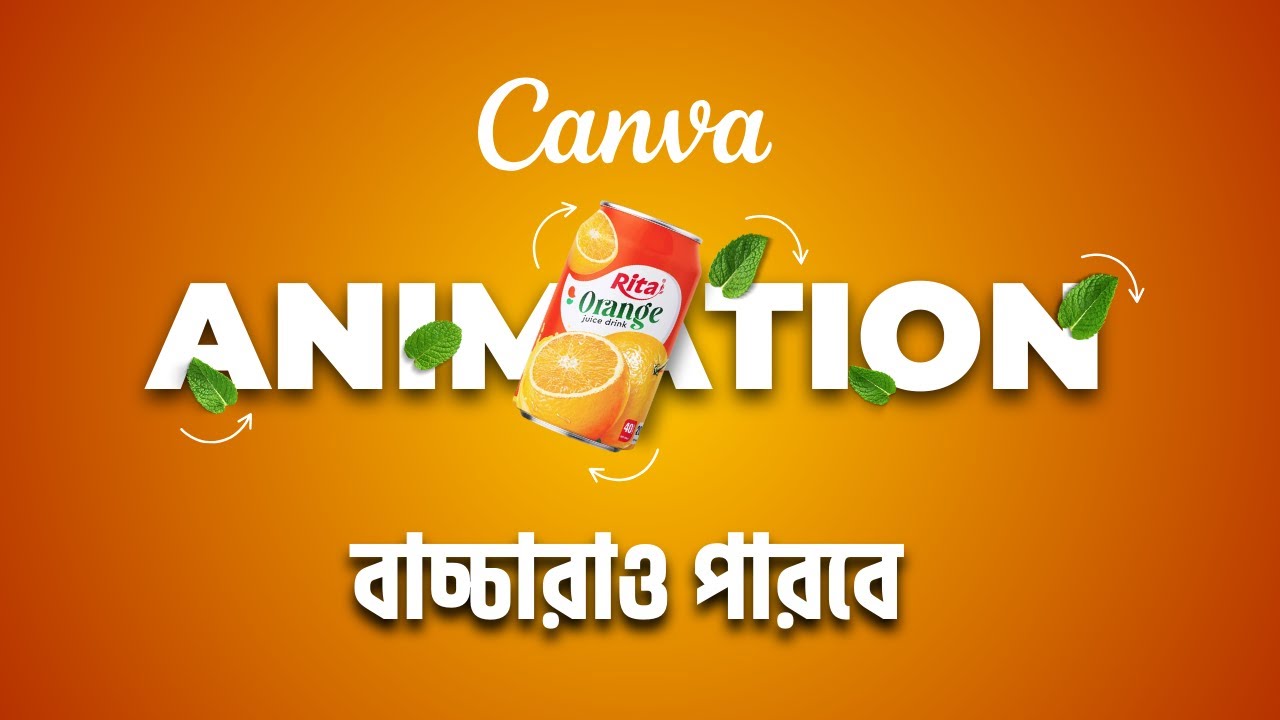 Easy Beginners Canva Motion Design | Product Animation Canva | Sahed ...