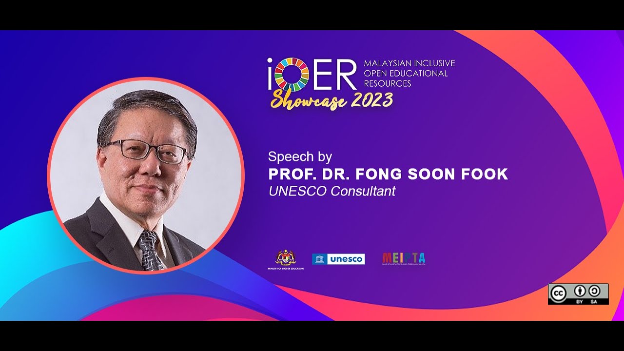 iOER Showcase - Speech by Prof. Dr. Fong Soon Fook - YouTube