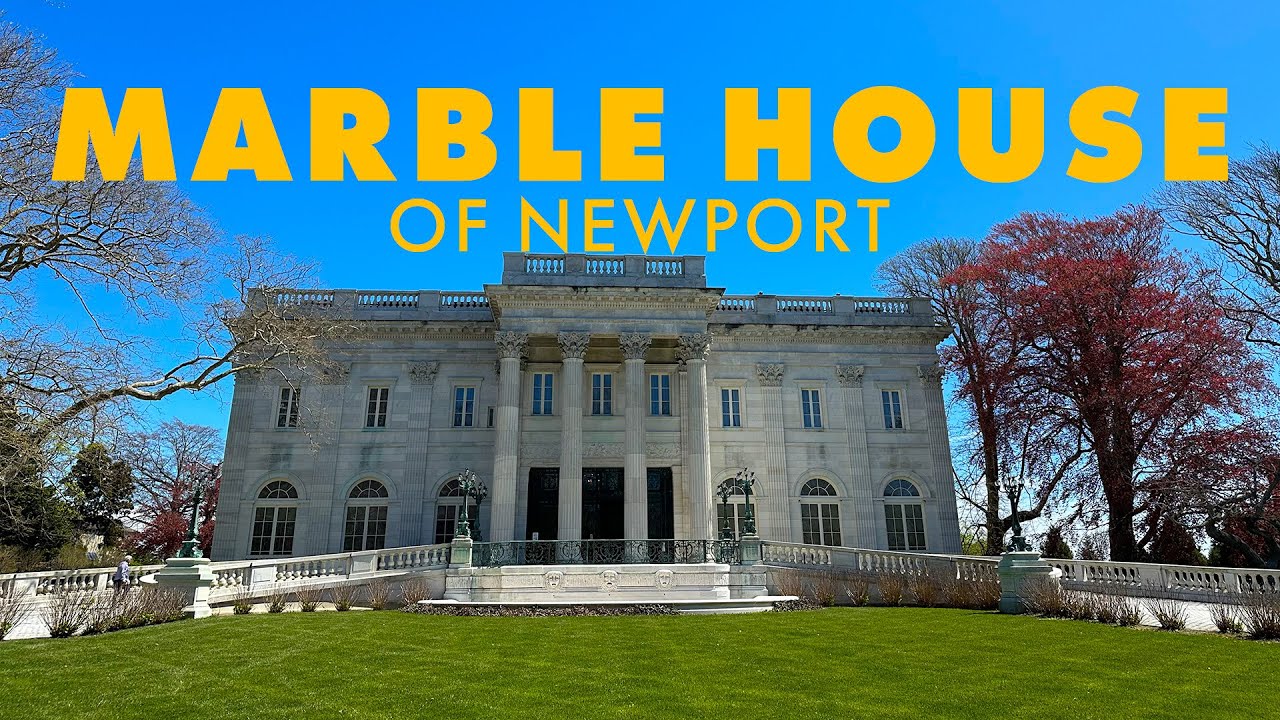 Newport Mansion Marble The Marble House In Newport, Rhode Island. It