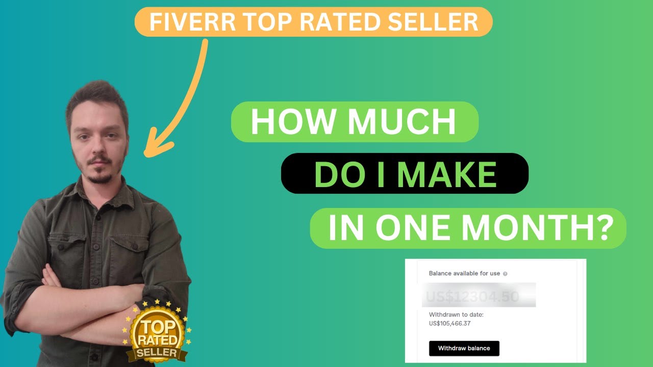How Much Money Fiverr Top Rated Sellers Make? - YouTube