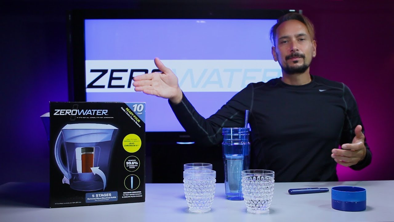 Zero Water 10 Cup Pitcher & Travel Tumbler (26oz.) Review - YouTube