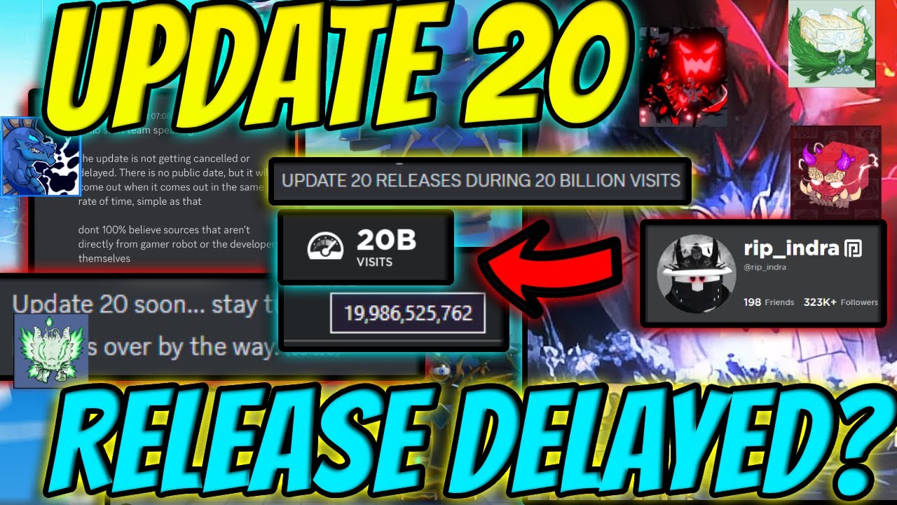 Update 20 Release Delayed True Or False?! +20 Billion Visits Release ...