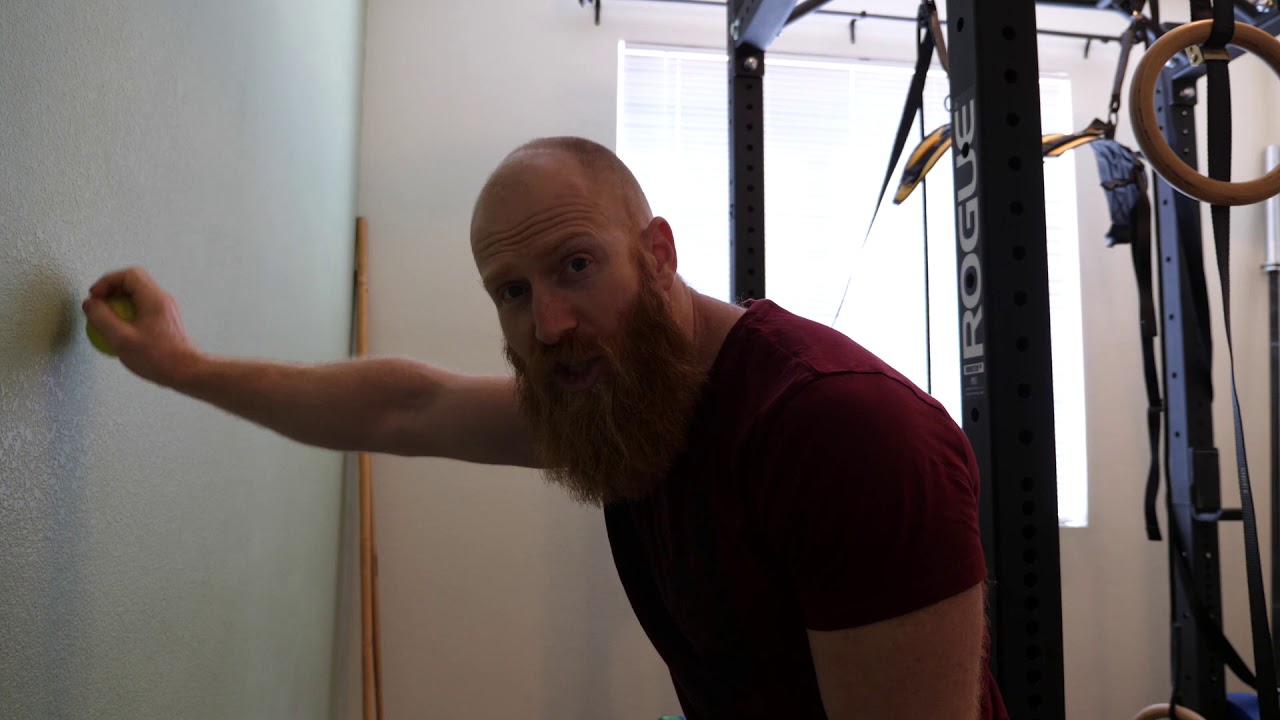 Use a Tennis Ball to build better shoulder stability - YouTube