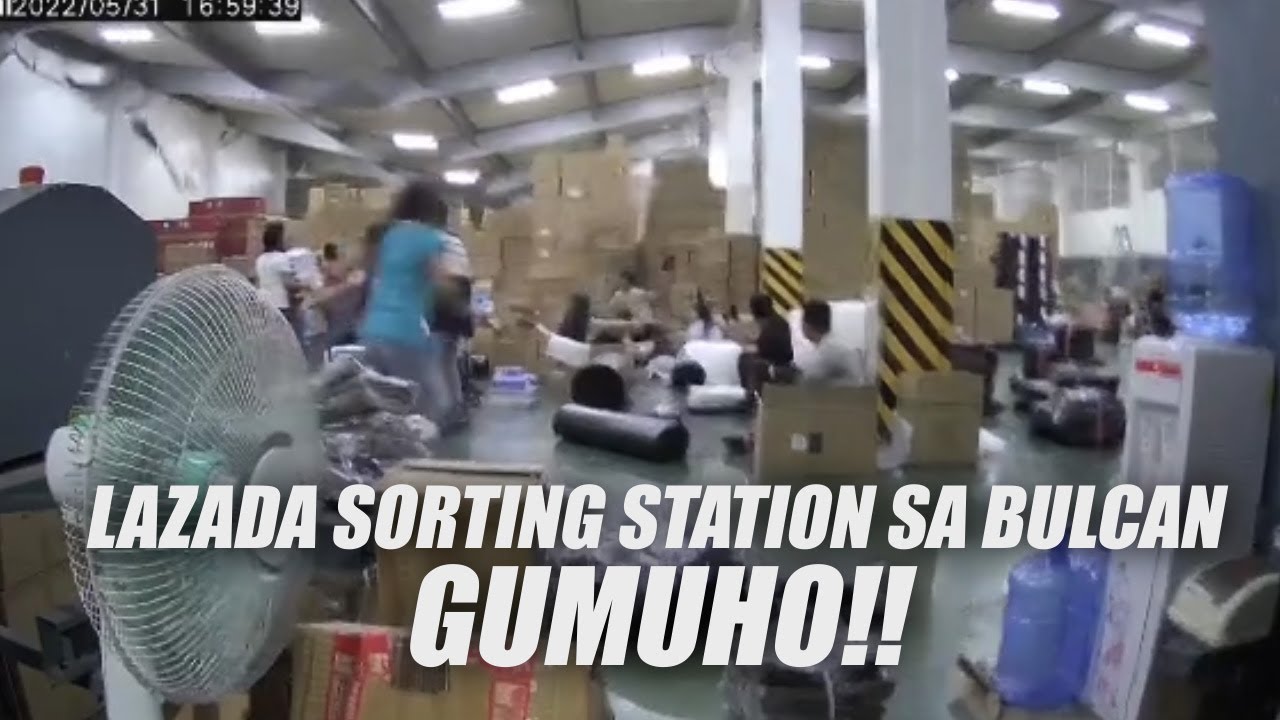 Lazada Sorting station sa bulacan, Gumuho! - YouTube
