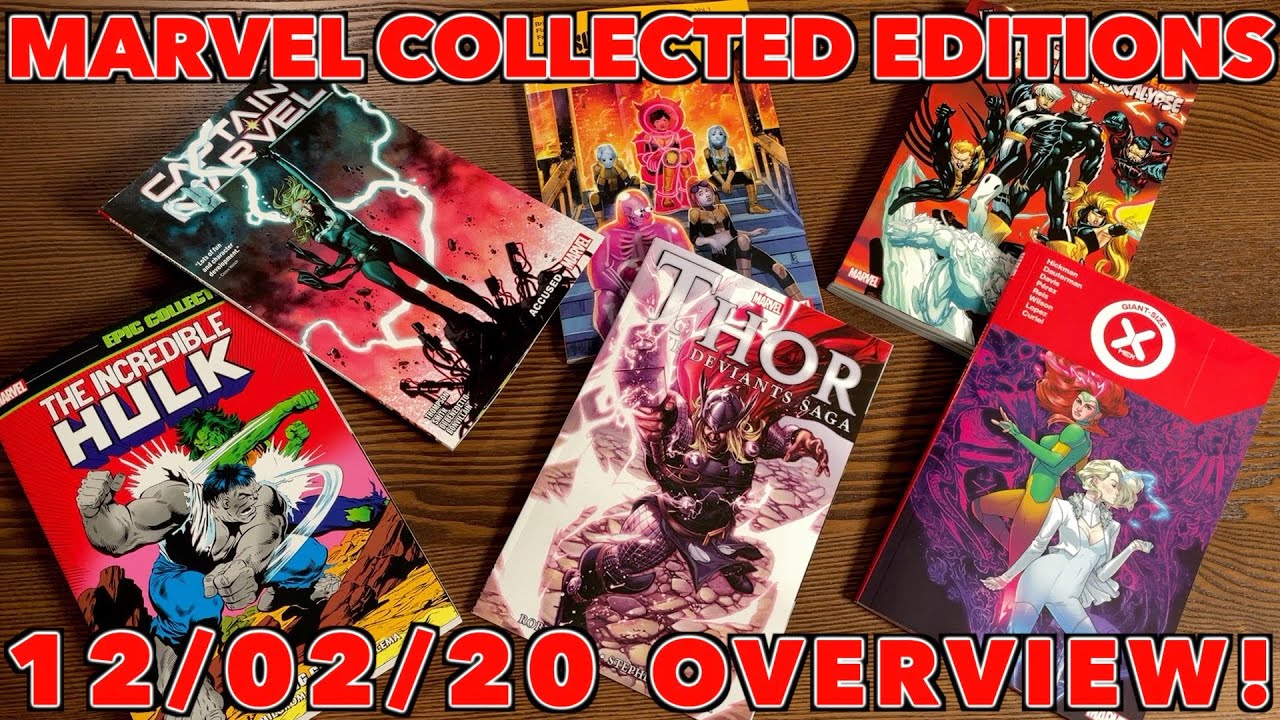 New Marvel Books 12/2/20 Overview! - YouTube