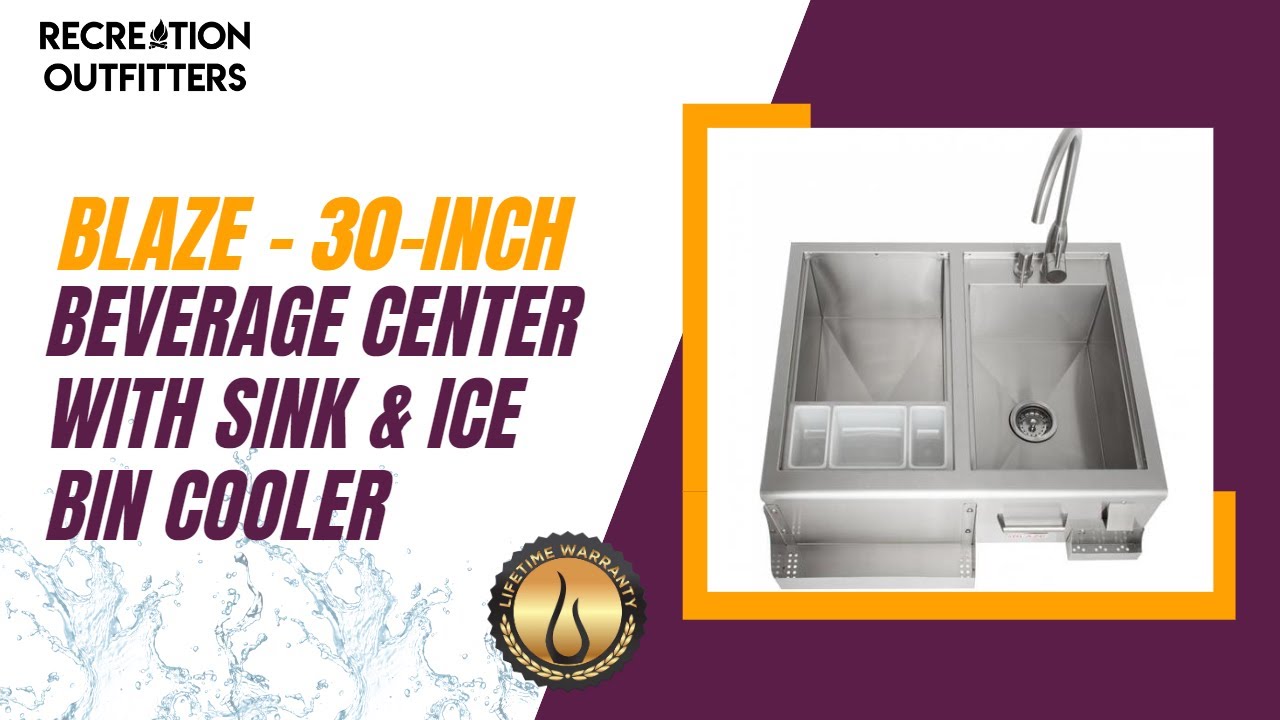Blaze - 30-Inch Beverage Center With Sink & Ice Bin Cooler | BLZ-30CKT ...
