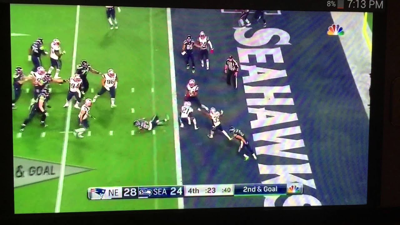 **OFFICIAL** Malcolm Butler intercepts Russel Wilson to win Super Bowl ...