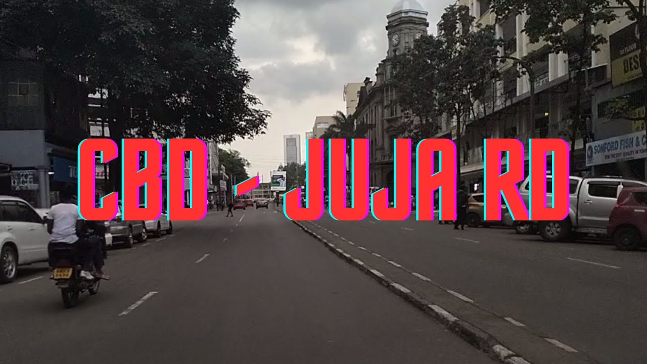 Driving from Nairobi CBD to Juja Road through Muranga Road - YouTube