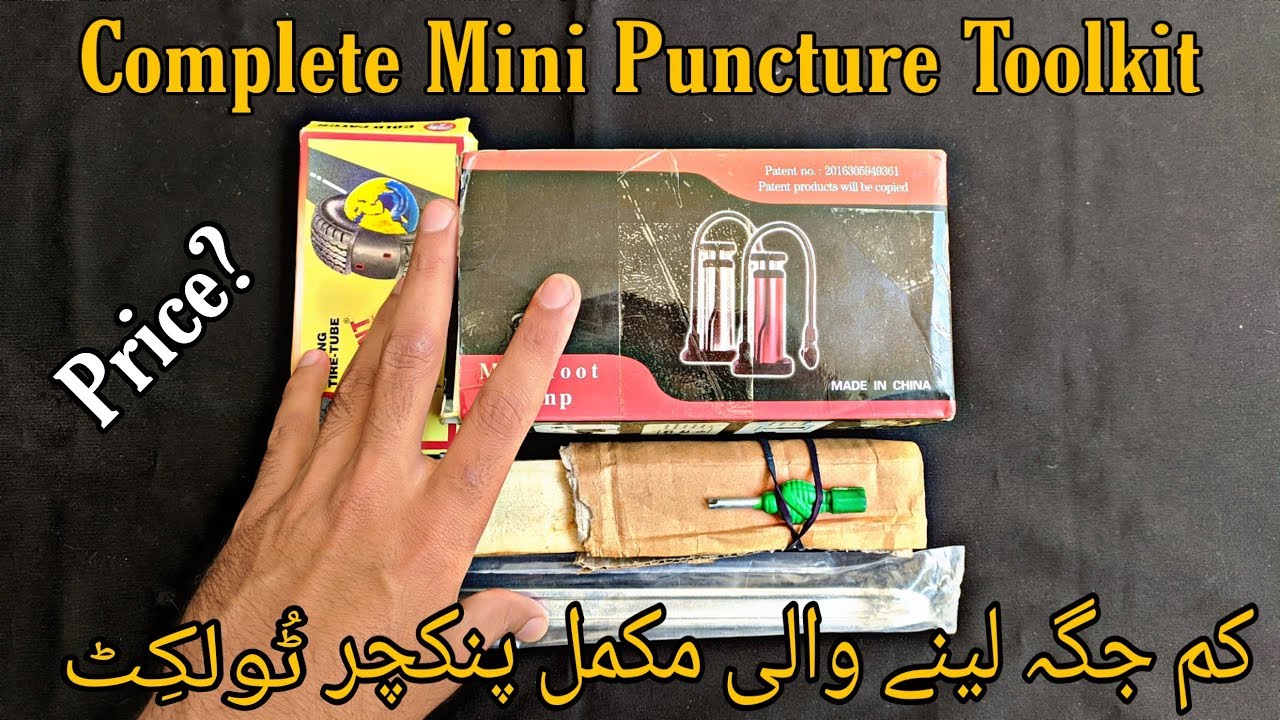 Mini Portable Puncture Repair Toolkit For Motorcycle | Review & Price ...
