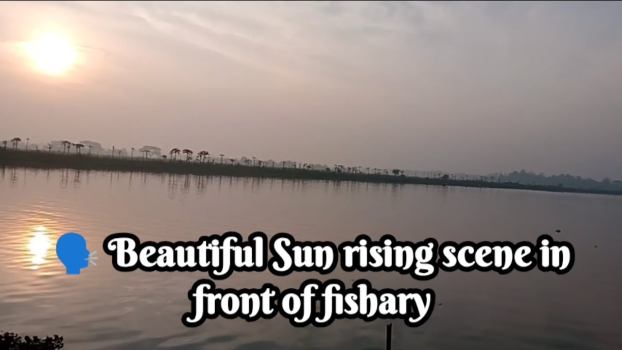 Beautiful Winter Picnic in NATURE🛤Beautiful Sunrising scene in front of ...
