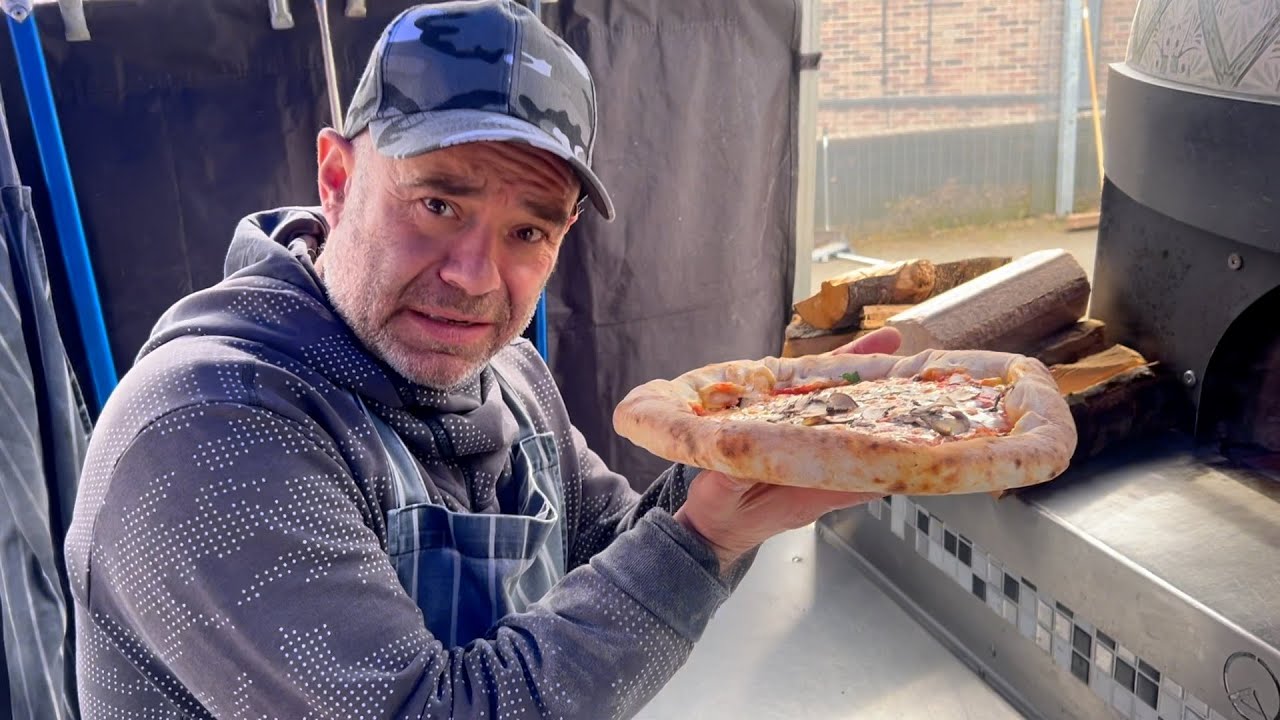 How to Make Stuffed Crust Pizza ( Ham & Cheese) - YouTube
