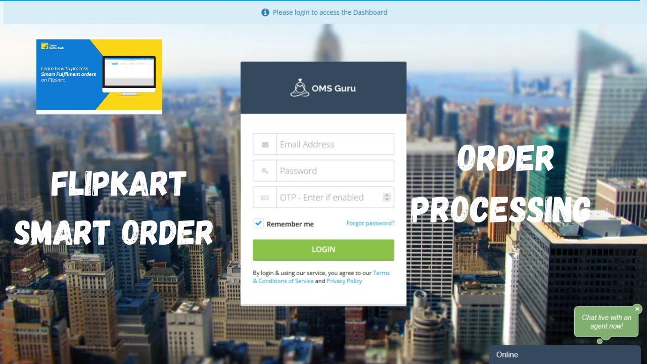 How to process Flipkart smart order through OMS Guru. - YouTube
