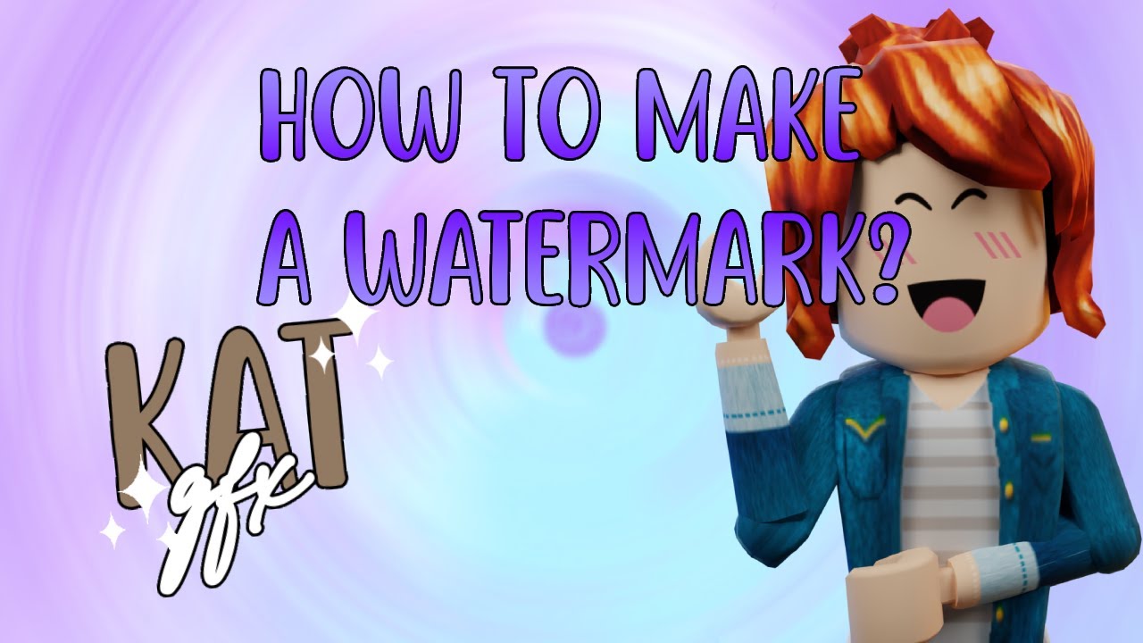 Tutorial on how to make Watermark ★ Easy 2024★ #roblox #tutorial - YouTube