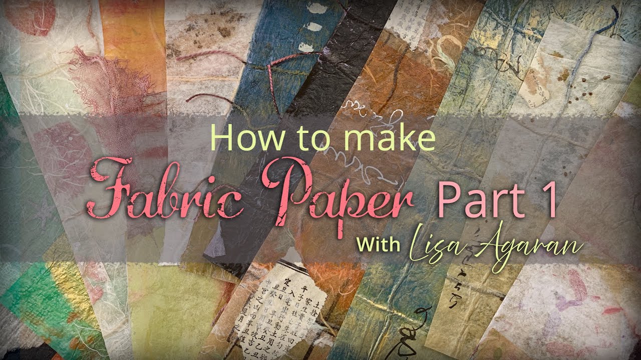How to Make Fabric Paper P1 - Preparing Your Materials - YouTube